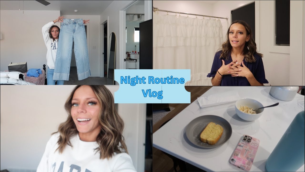 Night Routine Vlog Youtube