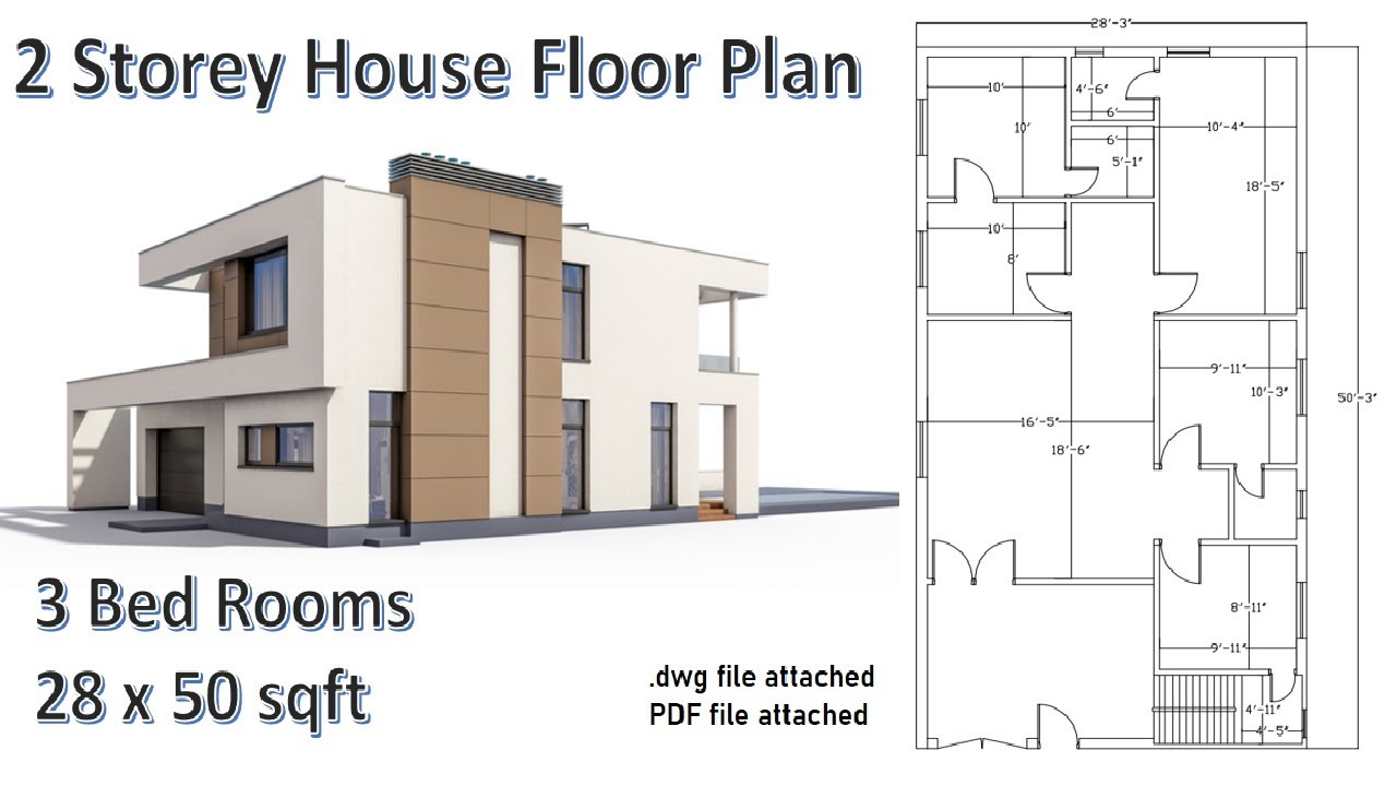 House Floor Plan Autocad File Lodware