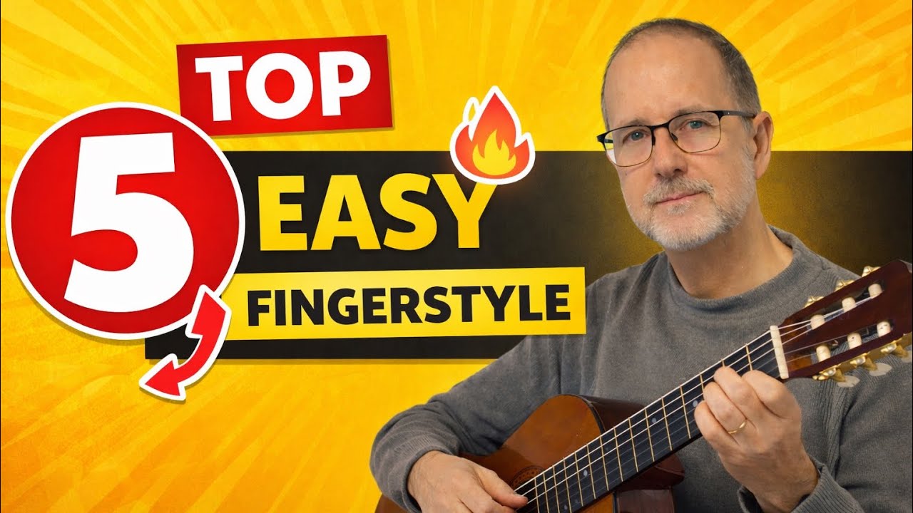 Top 5 Easy Fingerstyle Songs Guitar Youtube