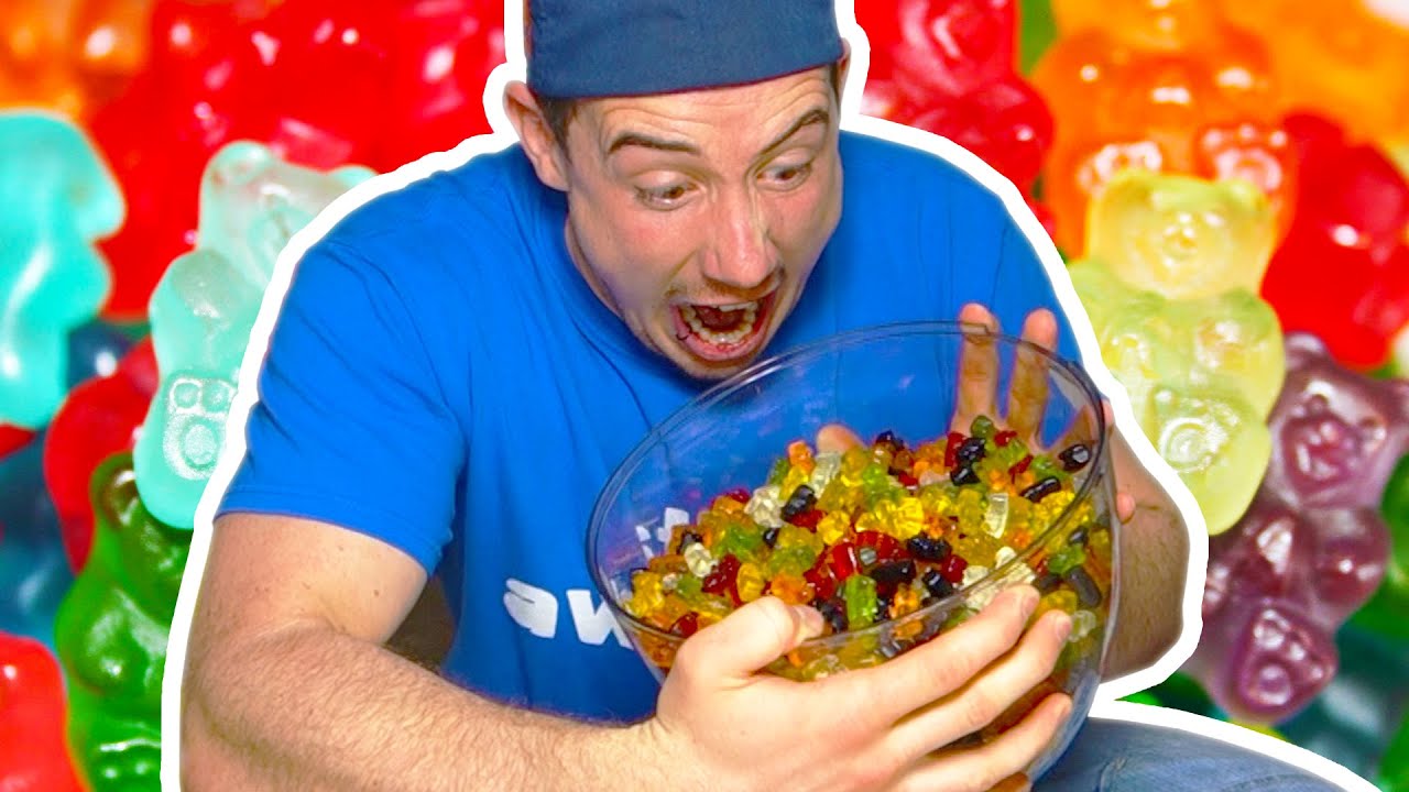 Haribo 6lb Sugar Free Gummy Bear Challenge Youtube