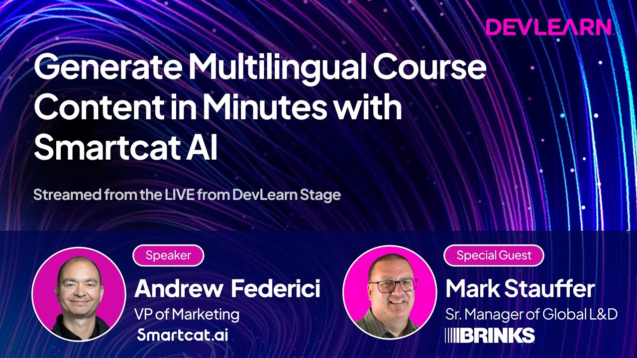 Generate Multilingual Course Content In Minutes Via Smartcat Ai Case