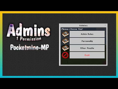 Admins Pocketmine Mp Plugin Download Youtube