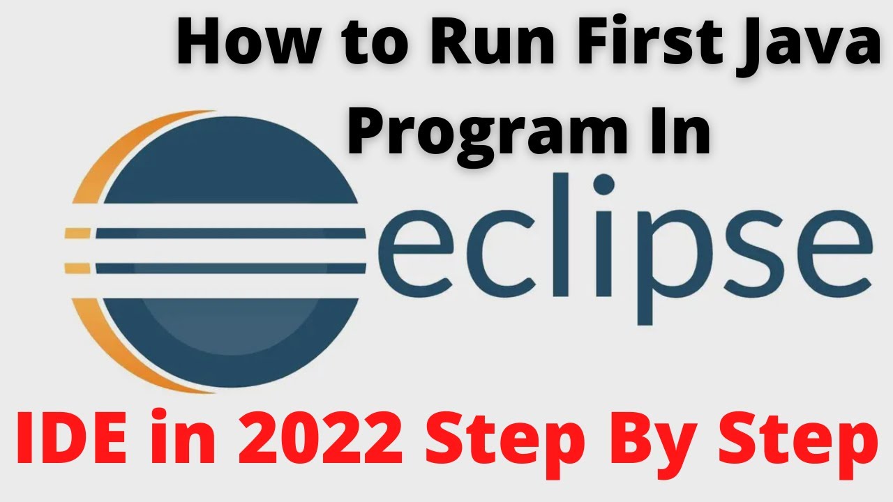 How To Run First Java Program In Eclipse Ide Youtube