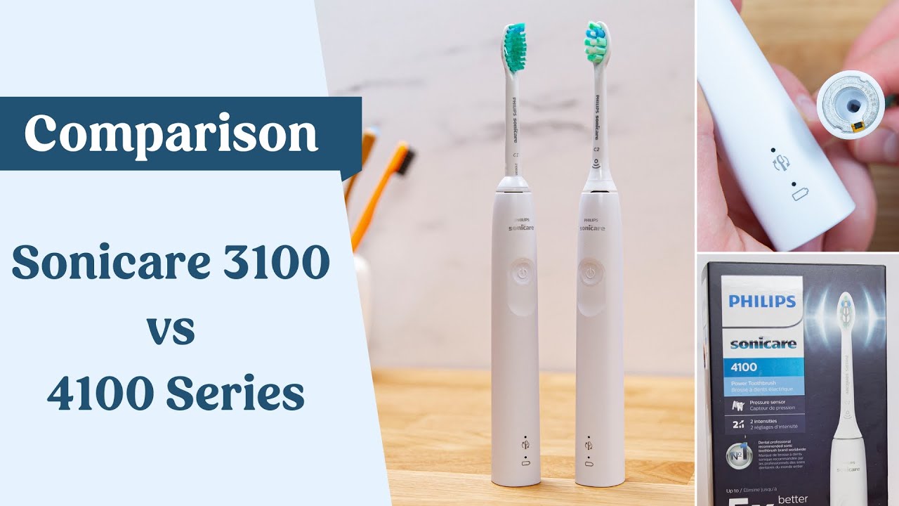 Philips Sonicare 3100 Series Vs 4100 Series Usa Ca Youtube