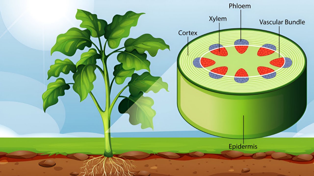 Plant Stem Vascular Bundle