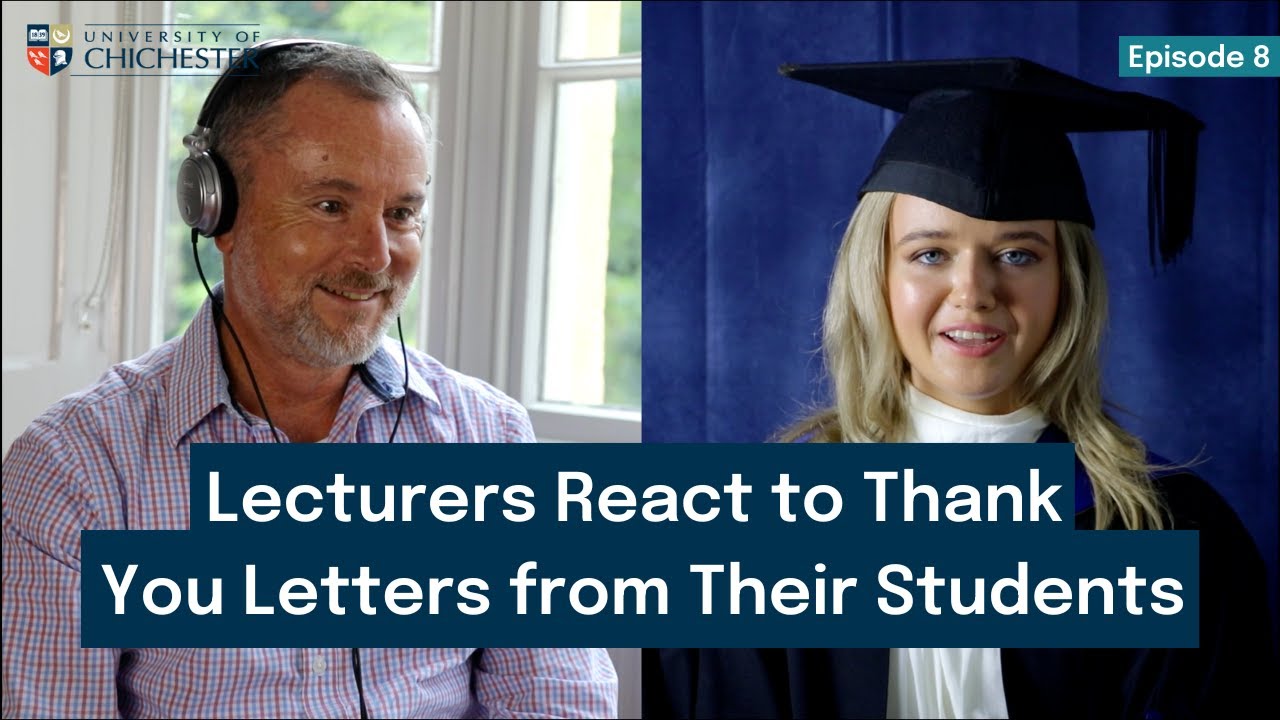 Lecturers React To Thank You Letters From Their Students Ep 8