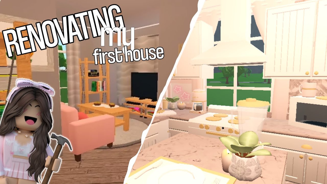 Renovating My First Ever House In Bloxburg Sxfthailey Youtube