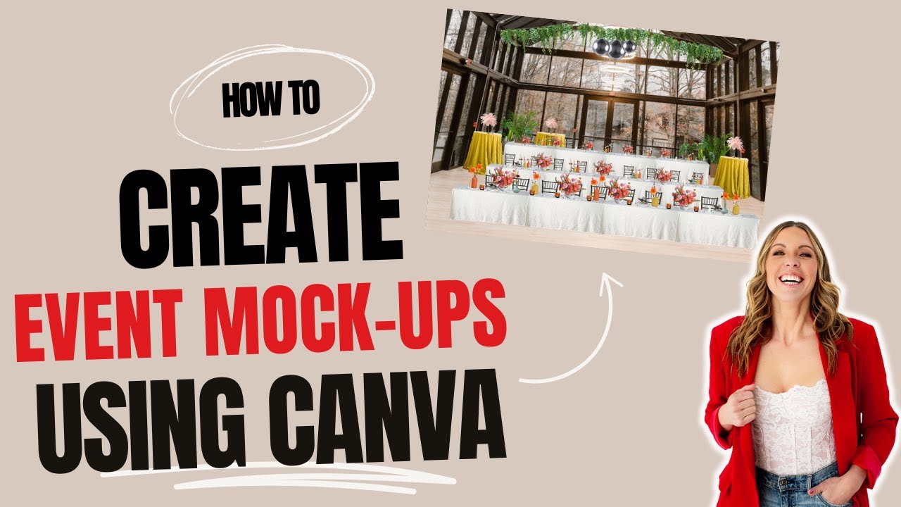 How To Create Event Mock Ups Using Canva Step By Step Tutorial Youtube