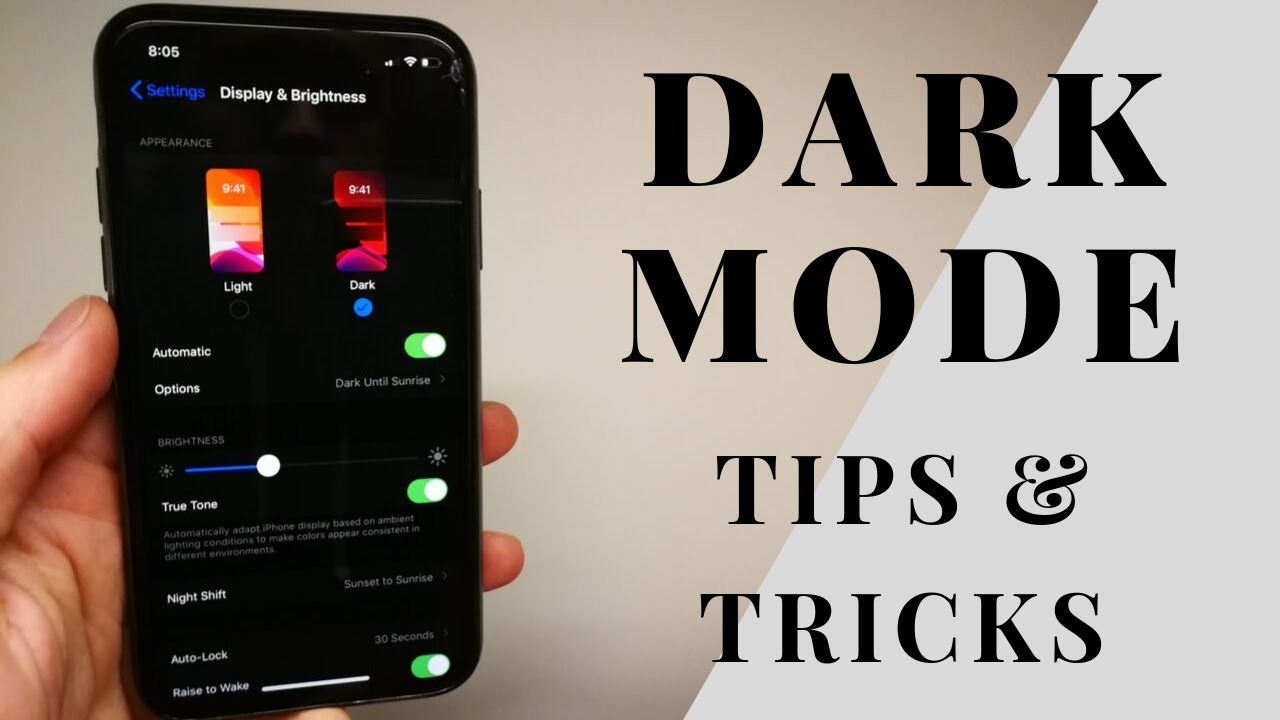 Ios 13 Dark Mode Tips And Tricks Youtube