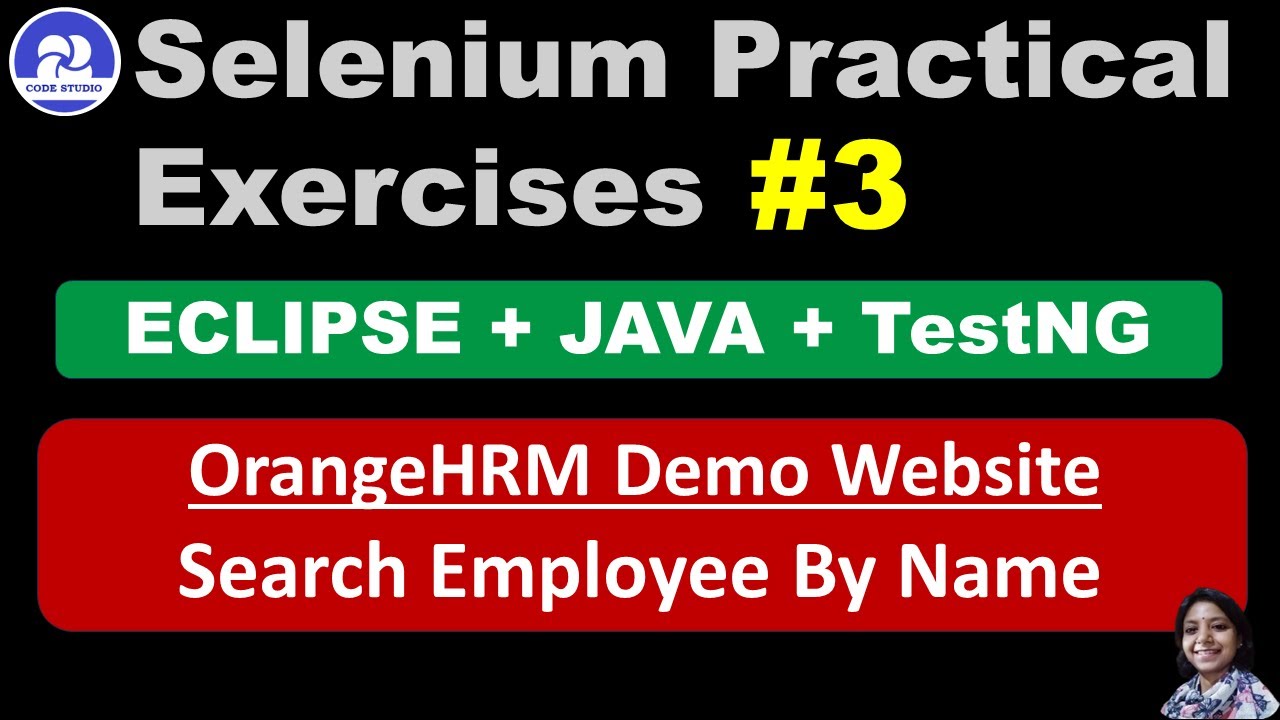 Selenium Webdriver Eclipse Java Testng Practical Exercise 03