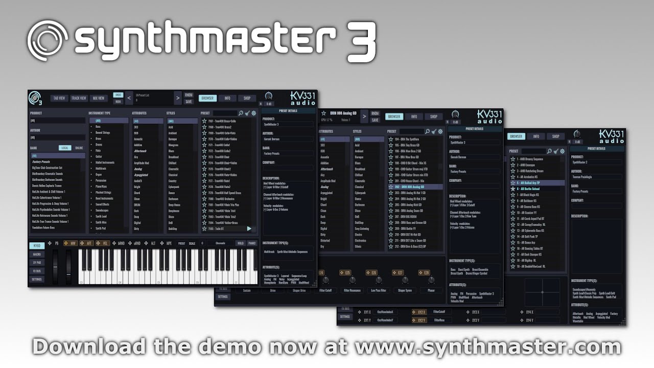 Introduction To Synthmaster 3 User Interface Youtube