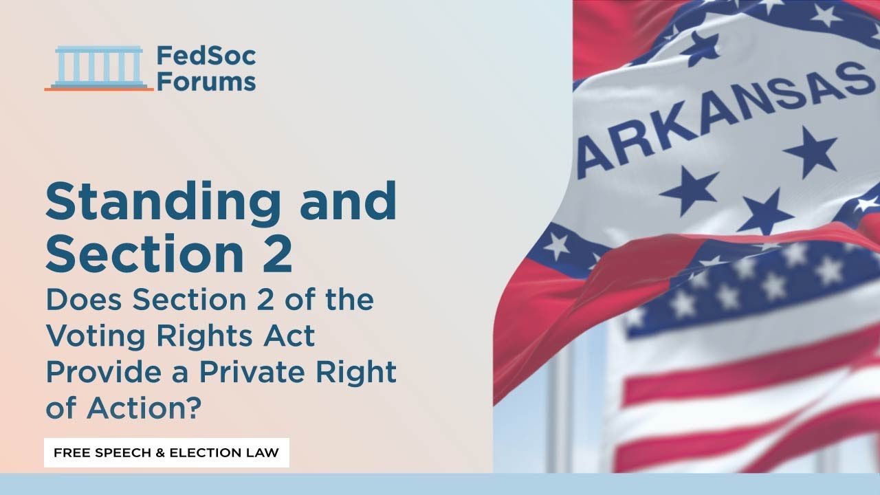 Standing And Section 2 Does Section 2 Of The Voting Rights Act Provide