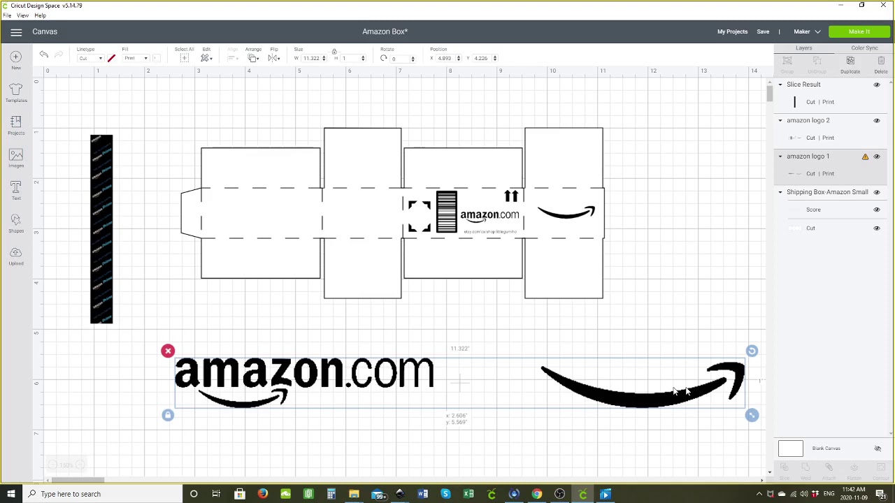 Printable Mini Amazon Box Template Printable Templates