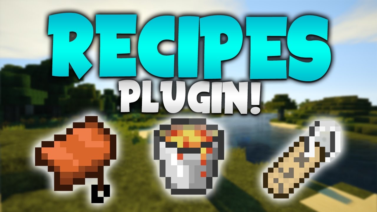 Extra Recipes Minecraft Plugin Tutorial Youtube