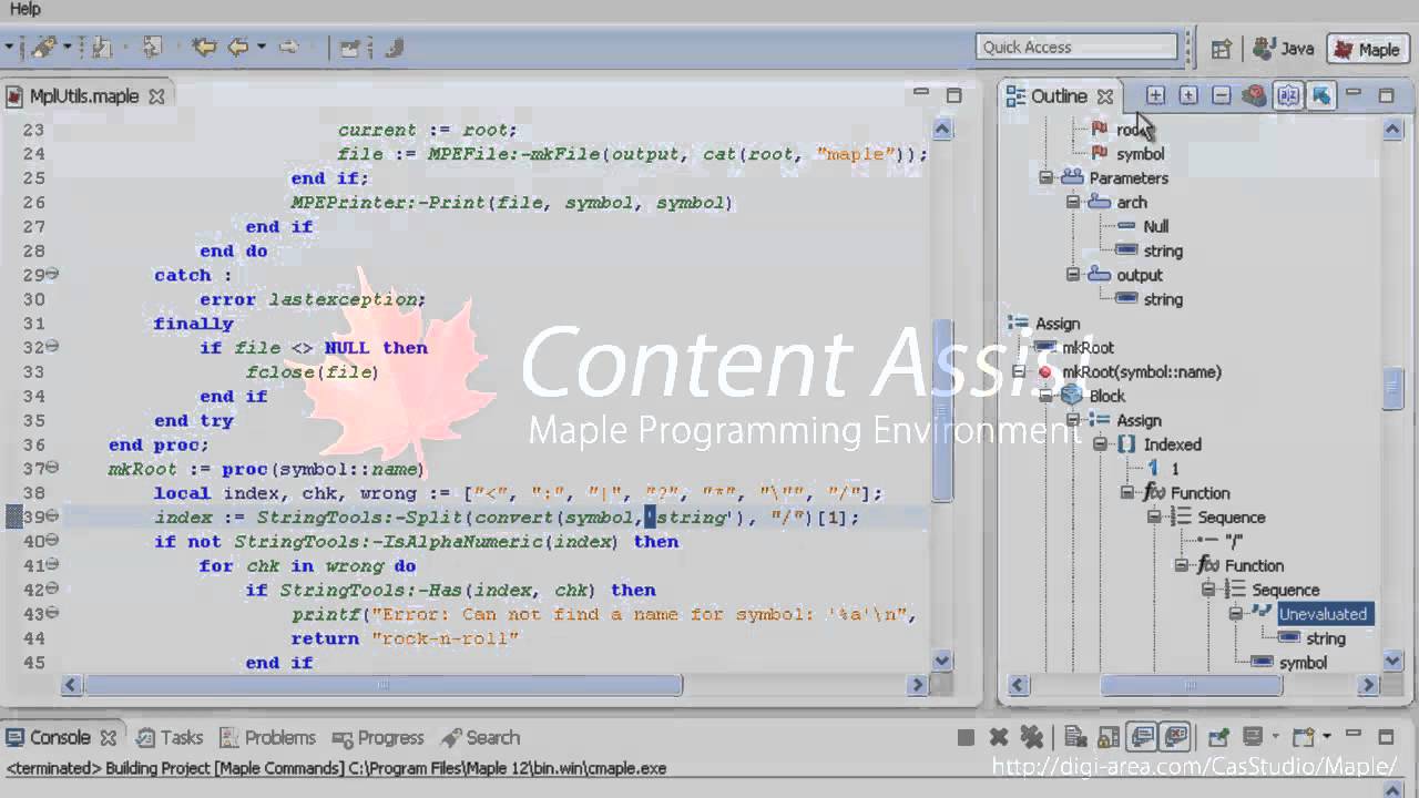 Quick Overview Maple Ide Youtube