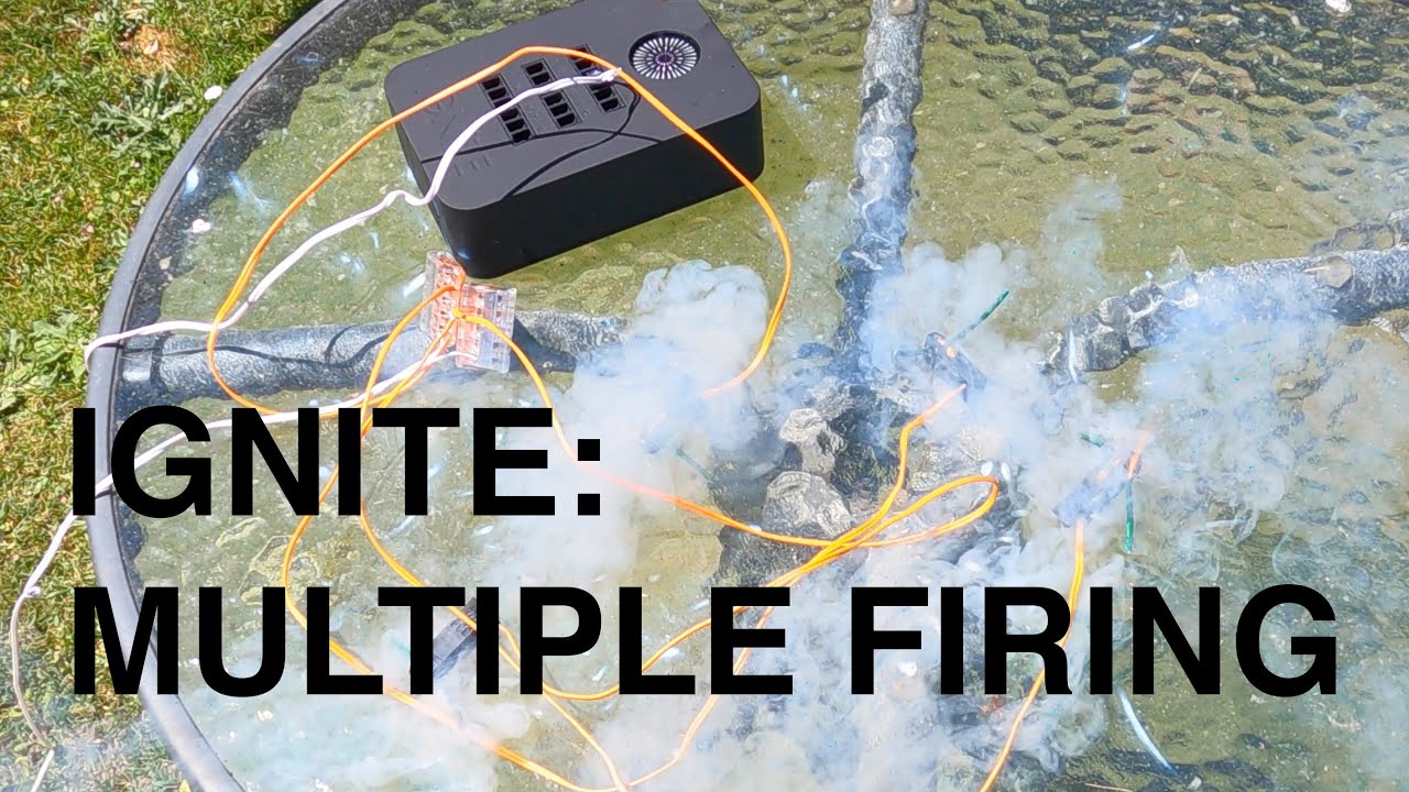 Ignite Fireworks Firing System Firing Multiple Igniters Per Cue At