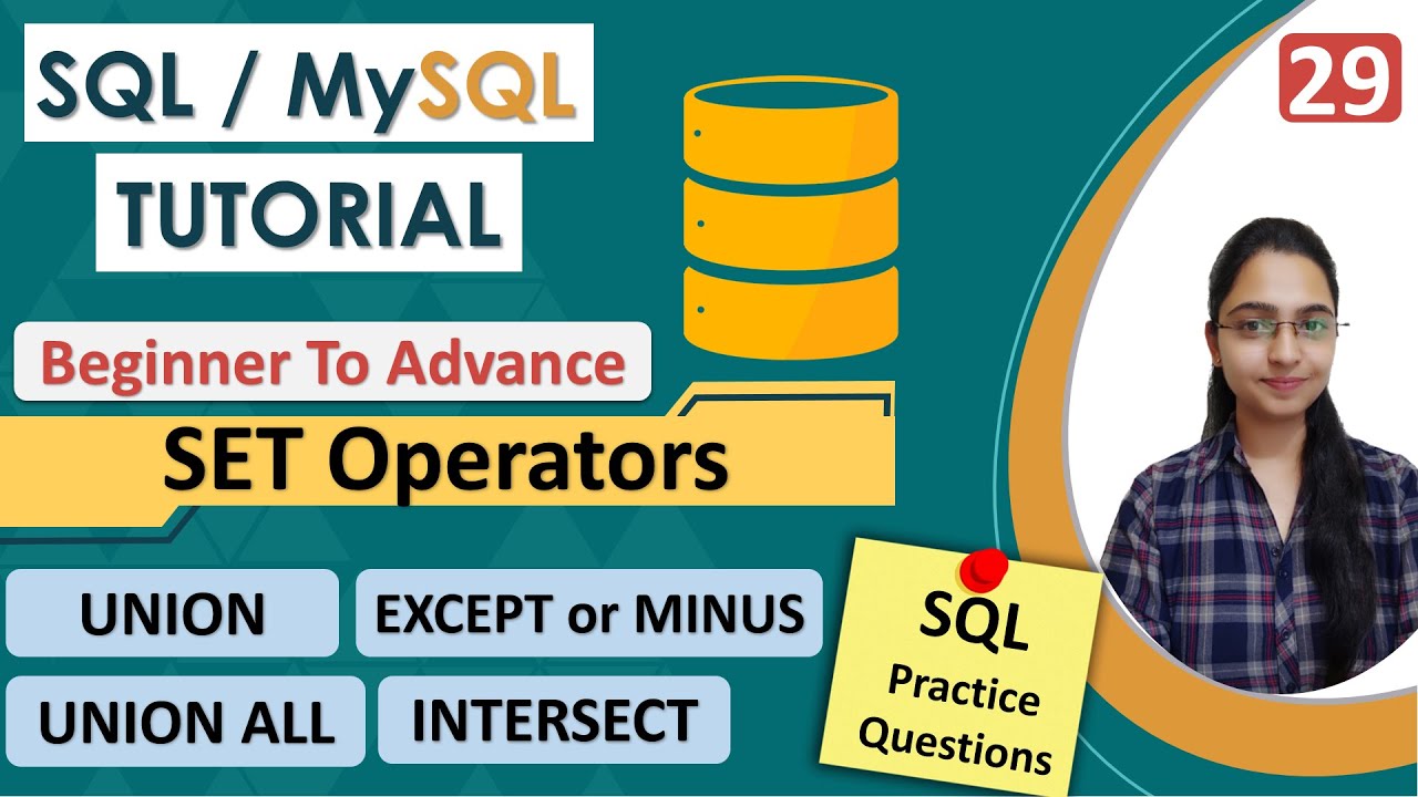 29 Set Operators In Sql Union Union All Intersect Except Or