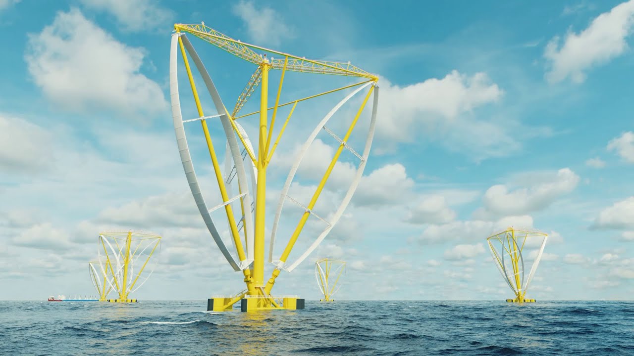 Floating Offshore Wind Concept In Situ Offshore Construction 3d