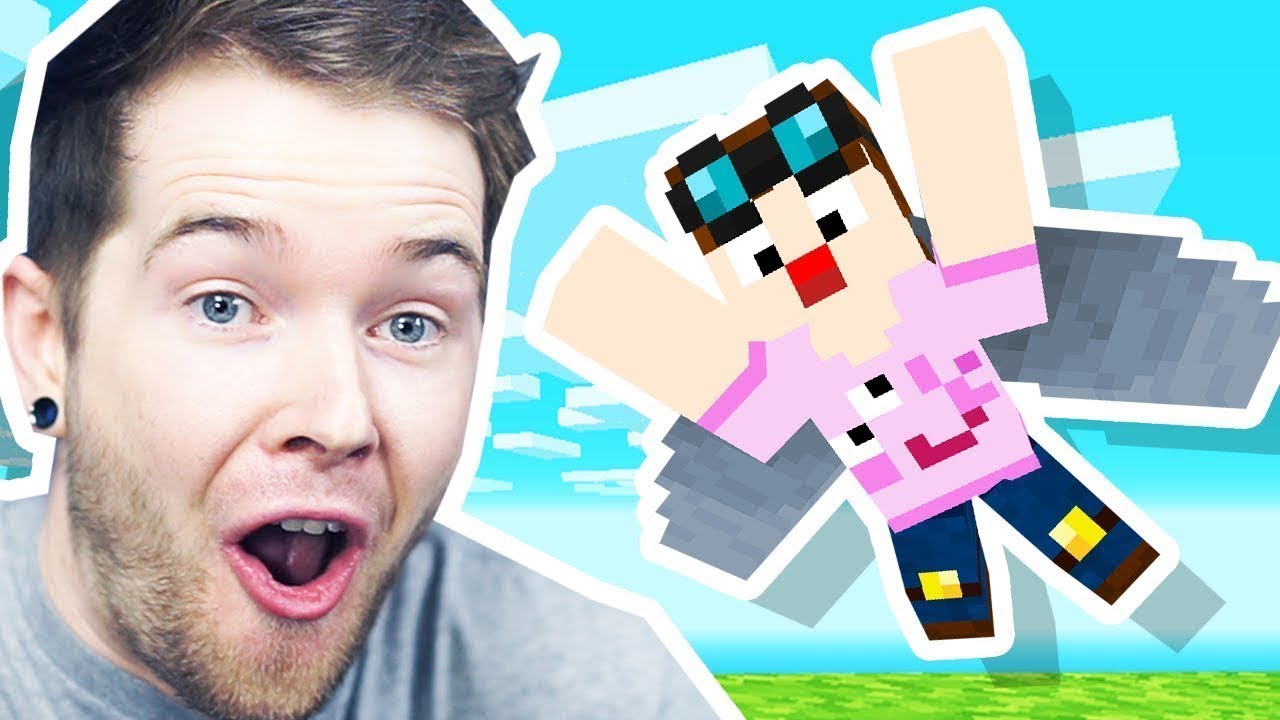 Dantdm Learning To Fly In Minecraft Hardcore Youtube