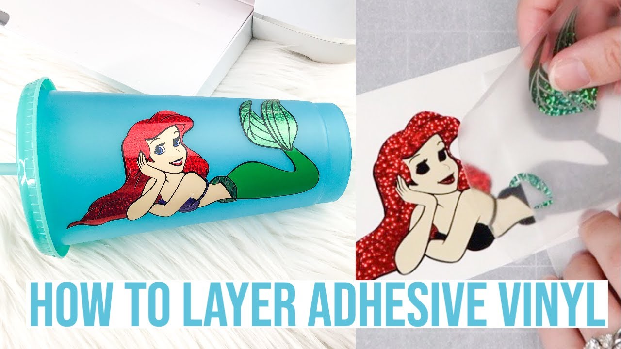 How To Layer Adhesive Vinyl Using The Parchment Paper Method Youtube