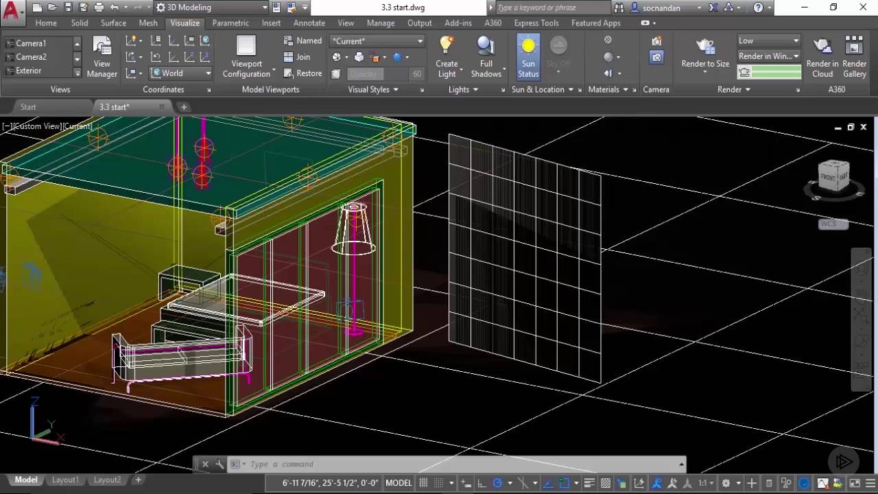 Autocad Rendering Techniques