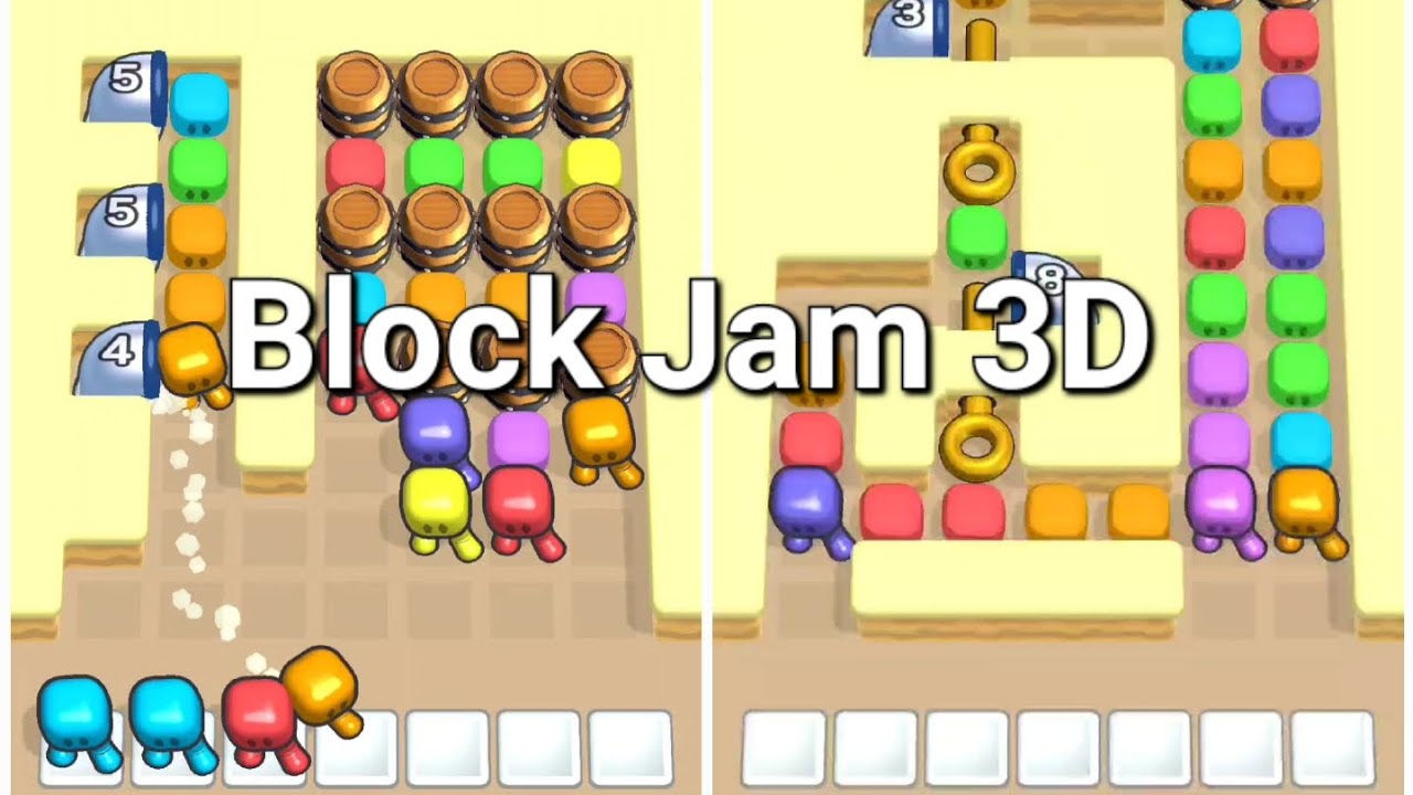 Block Jam 3d Mobile Gameplay Level 44 Youtube
