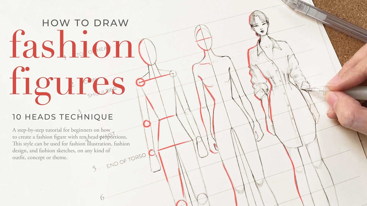 How To Draw Fashion Figures For Beginners