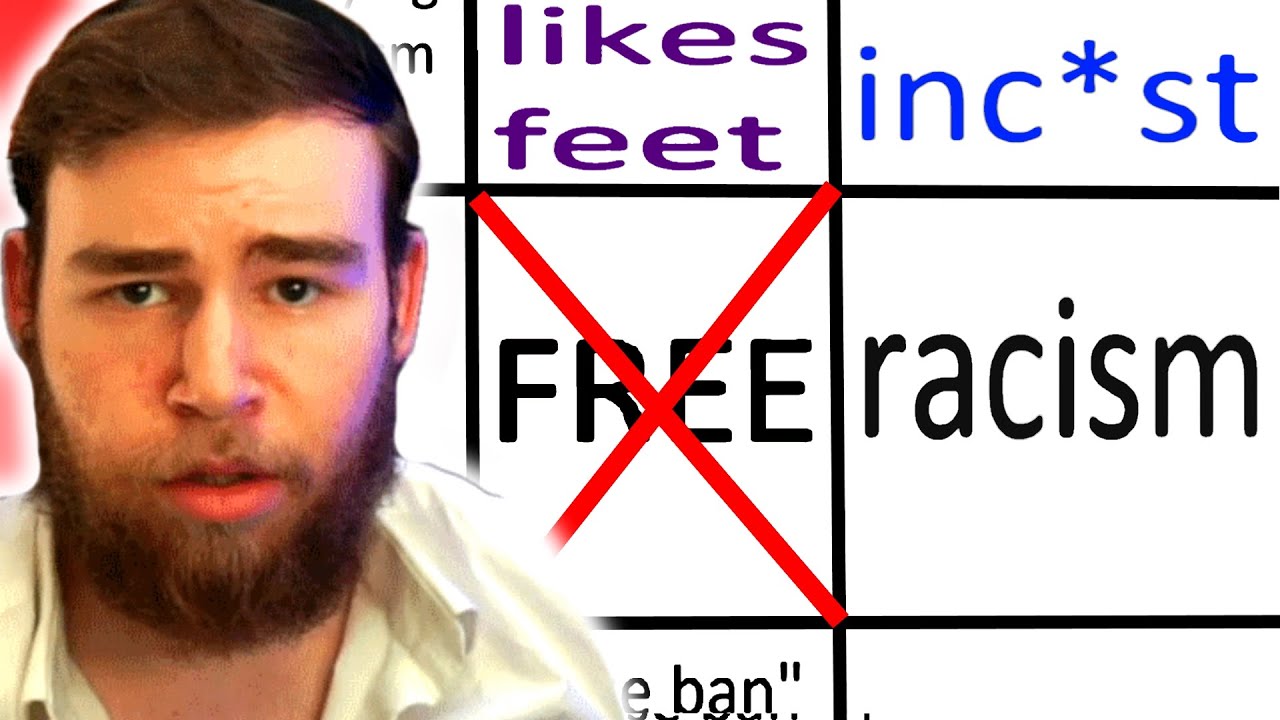 Viewer Confessions Bingo Card Youtube