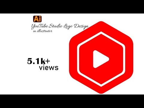 How To Make A Youtube Studio Logo Design In Illustrator