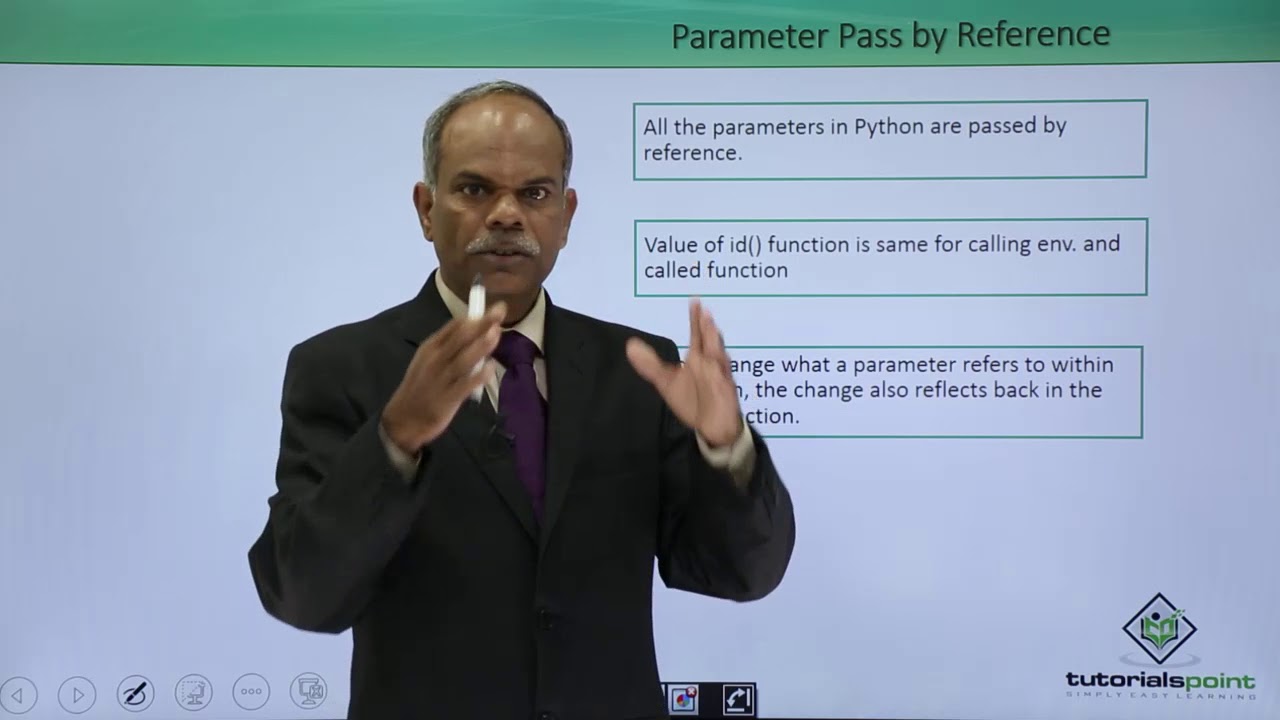 Python Parameter Pass By Reference Youtube