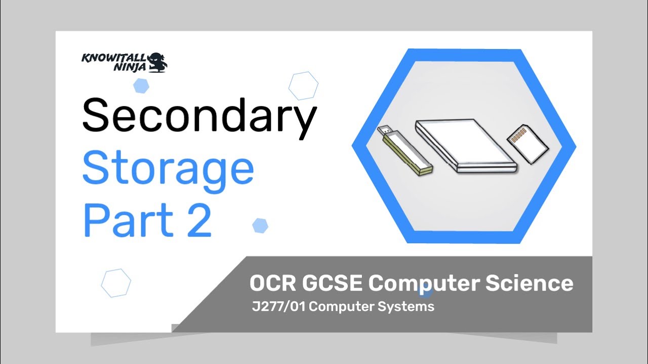 Secondary Storage Part 2 Ocr Gcse Computer Science Youtube