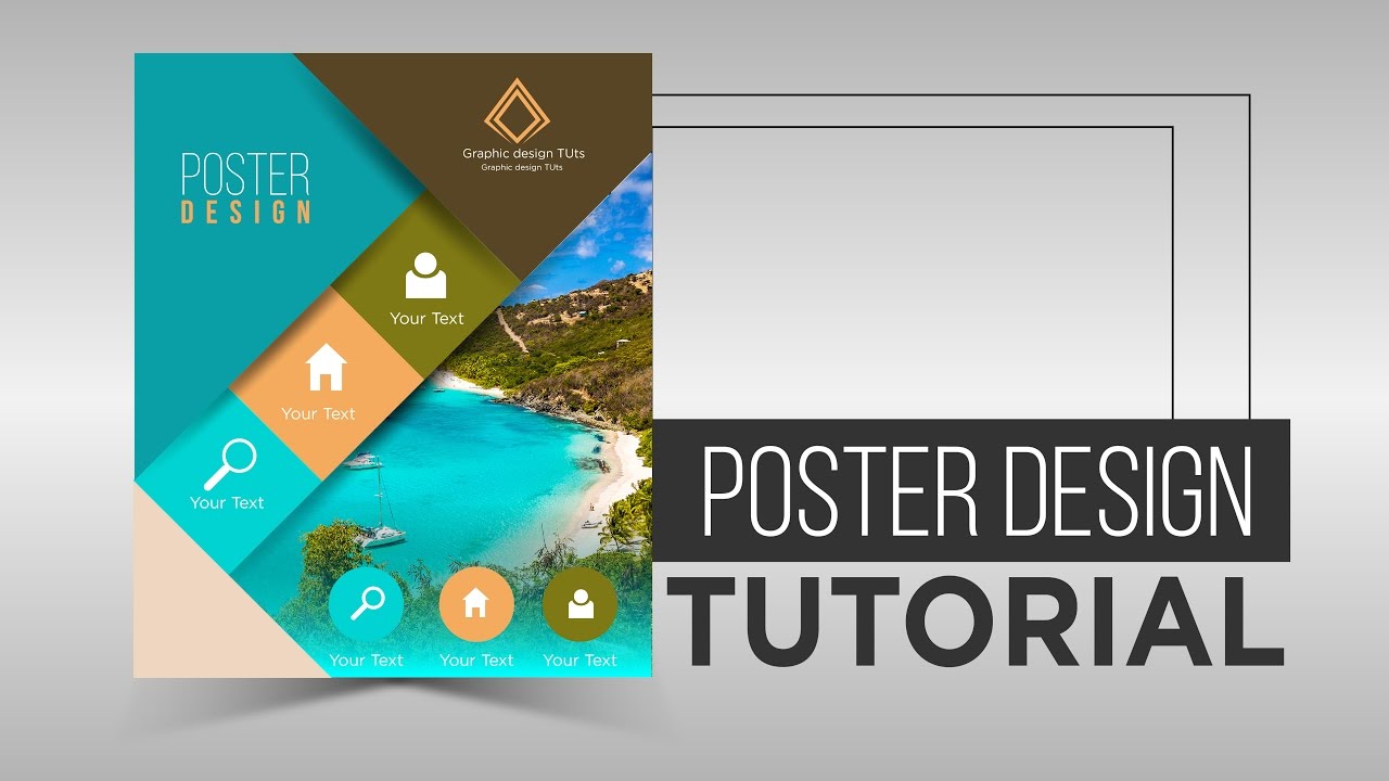Poster Design Tutorial By Using Illustrator Youtube