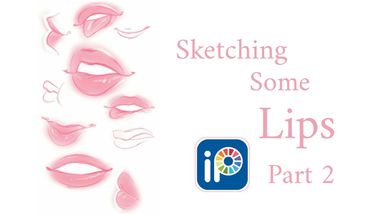 How To Draw Lips Ibispaint Youtube