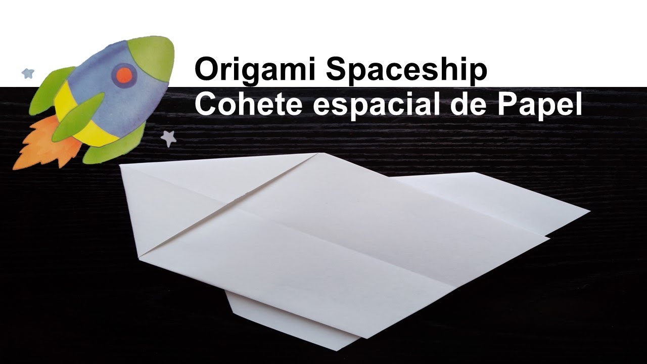 Origami Rocket рџљђ Diy Space Crafts Spaceship Cohete Espacial De