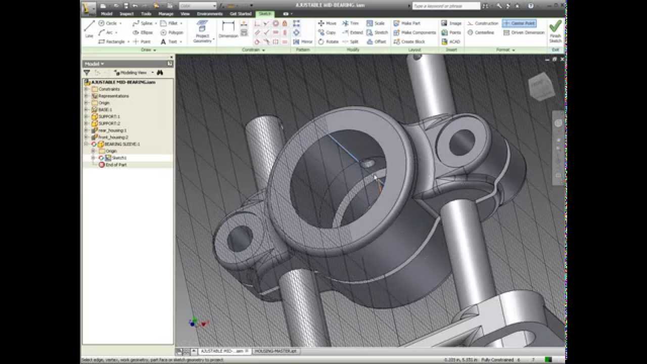 Project In Autodesk Inventor Tutorial Guidepv