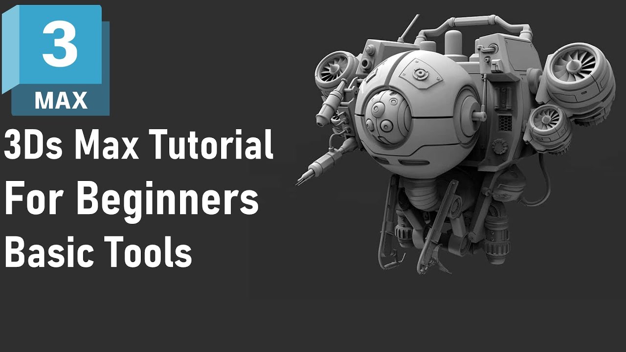 3ds Max Tutorial 3d Modeling Is Easy For Beginners Basic Tools Youtube
