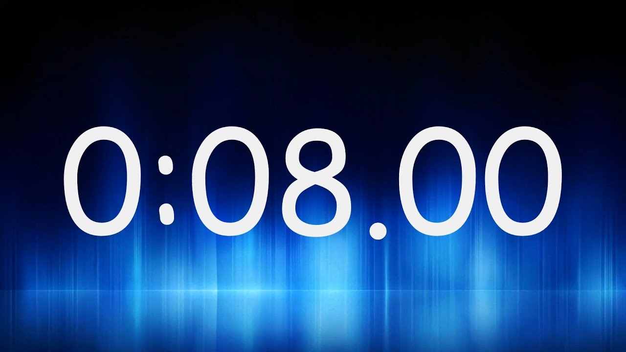 8 Second Timer Countdown From 8 To 0 Youtube