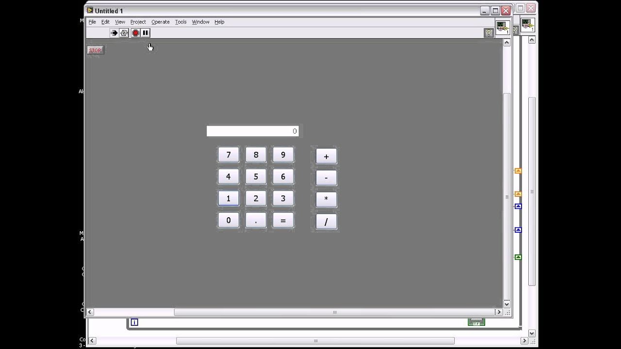 Labview Calculator Part 2 Youtube
