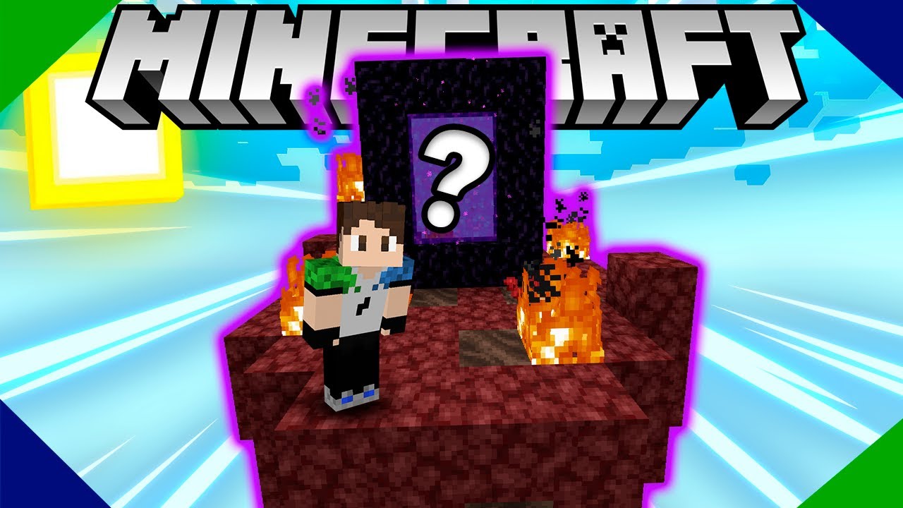 O Que Tem No Nether Skyblock 1 19 4 Youtube