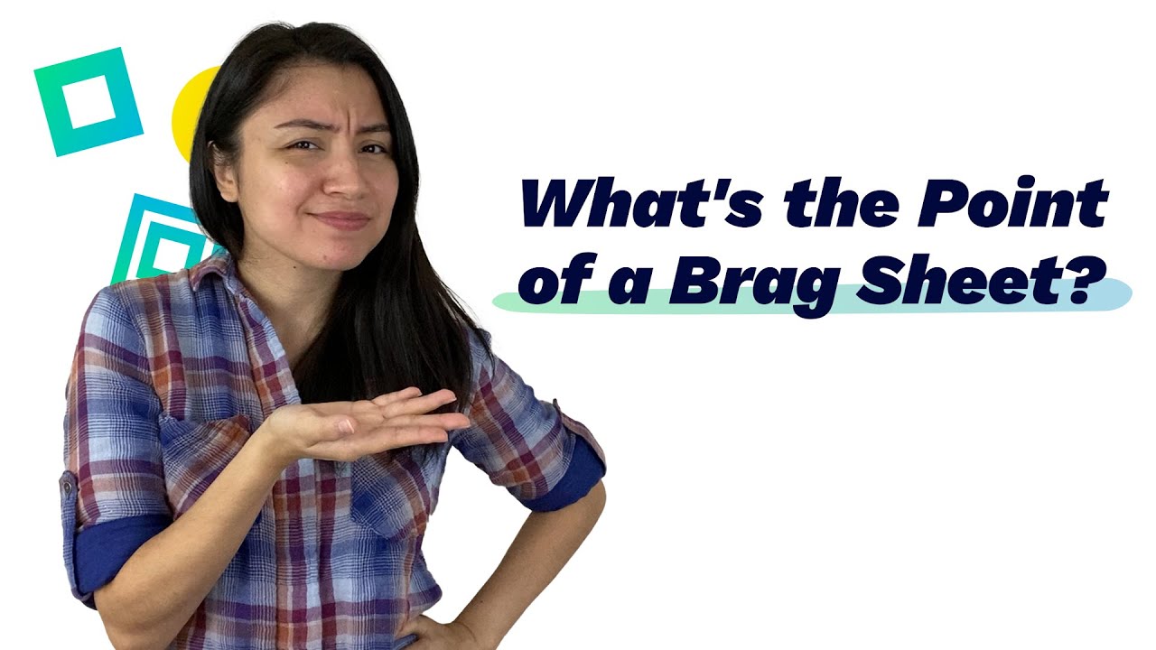 Creating Your Brag Sheet Youtube