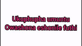 Ukuphupha Umuntu Osewashona Eshonile Futhi Kusho Lokhu Sichaza ...