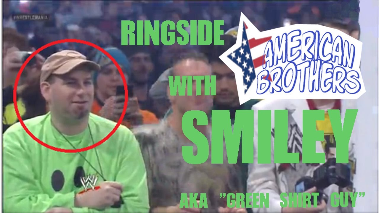 Exclusive Interview With Green Shirt Guy Smiley Wwe Fan Axxess 2017