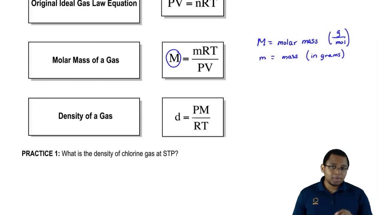 How To Find Density Using Ideal Gas Law Free Worksheets Printable