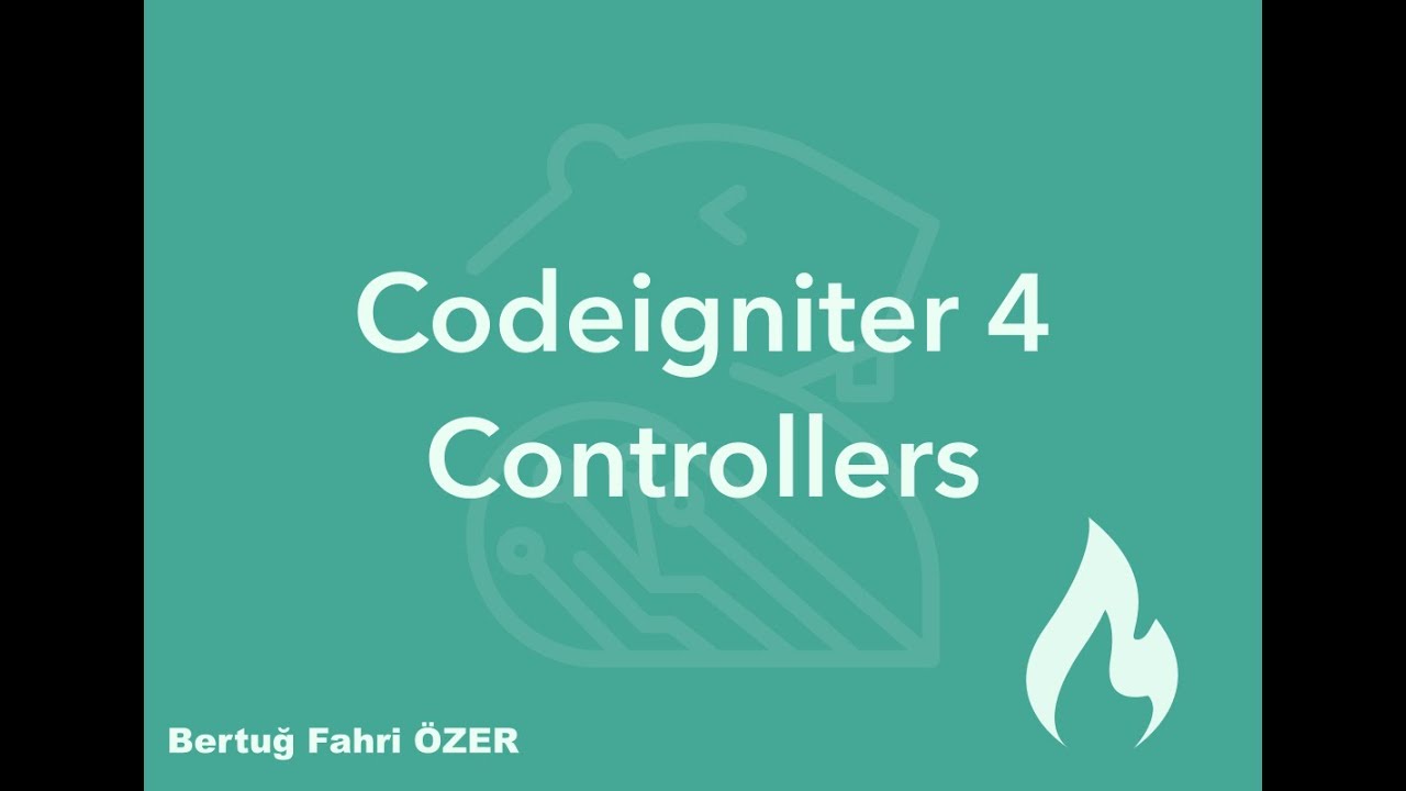 Codeigniter 4 Controllers Codeigniter Yazılımdersleri Youtube