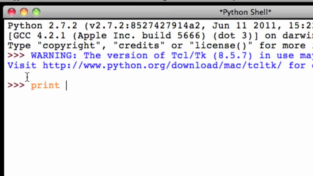 Python Tutorial 2 Print Youtube