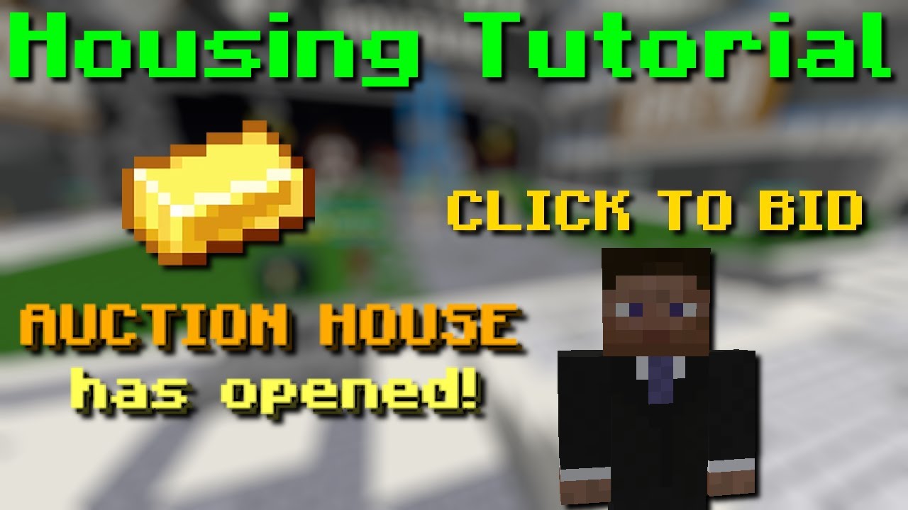 Auction House Tutorial Advanced Housing Tutorial Youtube