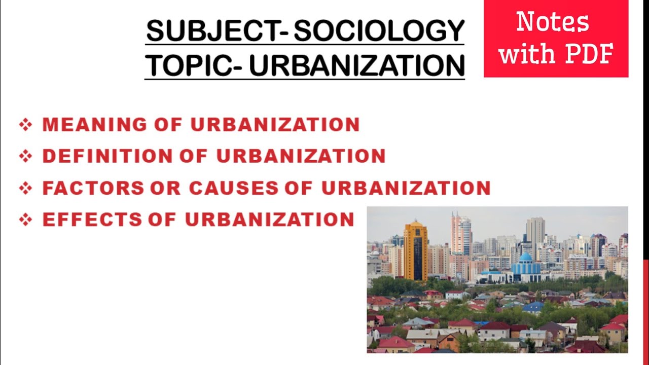 What Is Urbanization Definition And Examples Market