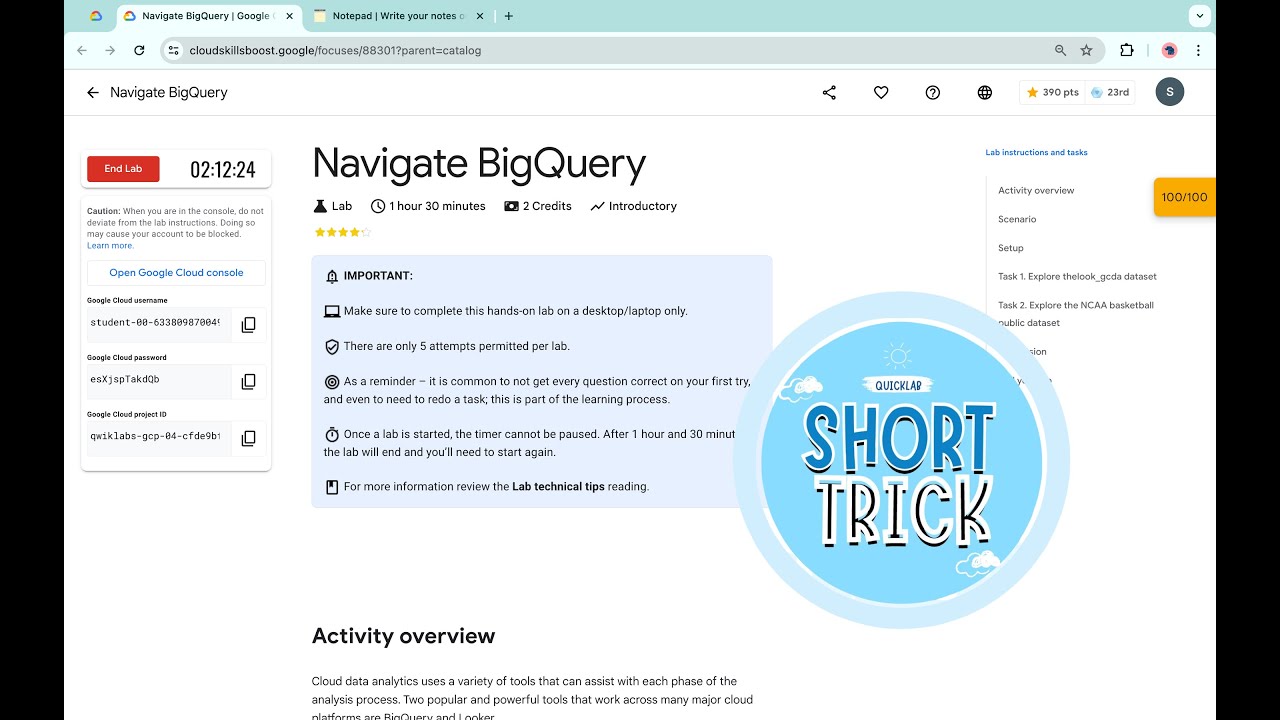 Navigate Bigquery Qwiklabs Coursera With Explanationрџ јпёџ