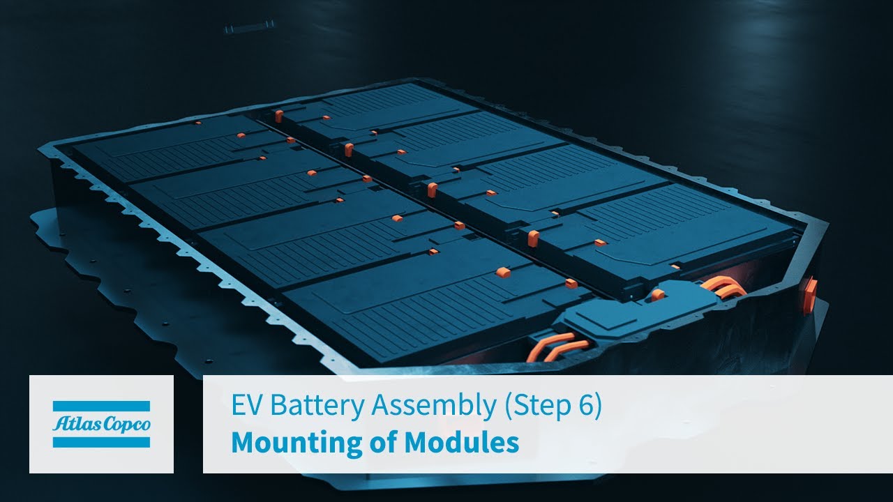 Ev Battery Assembly Step 6 Mounting Of Modules Youtube