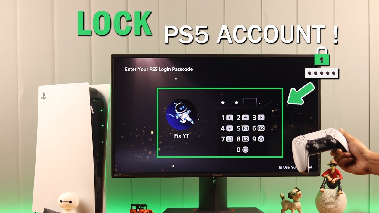 How To Lock Your Ps5 Account Set Passcode Youtube